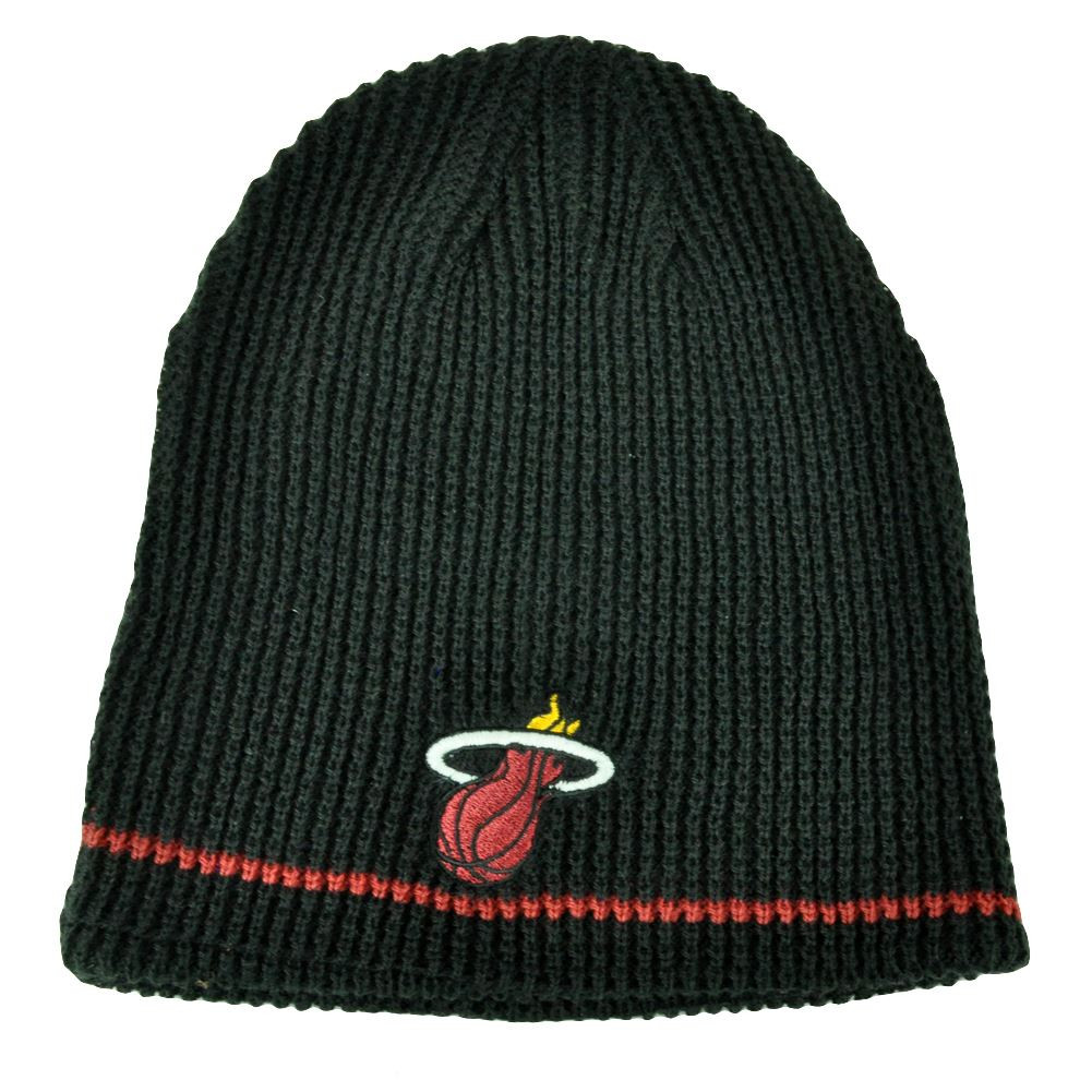 NBA Miami Heat Reversible Toque Cuffless Beanie Knit Skully Winter Hat ...