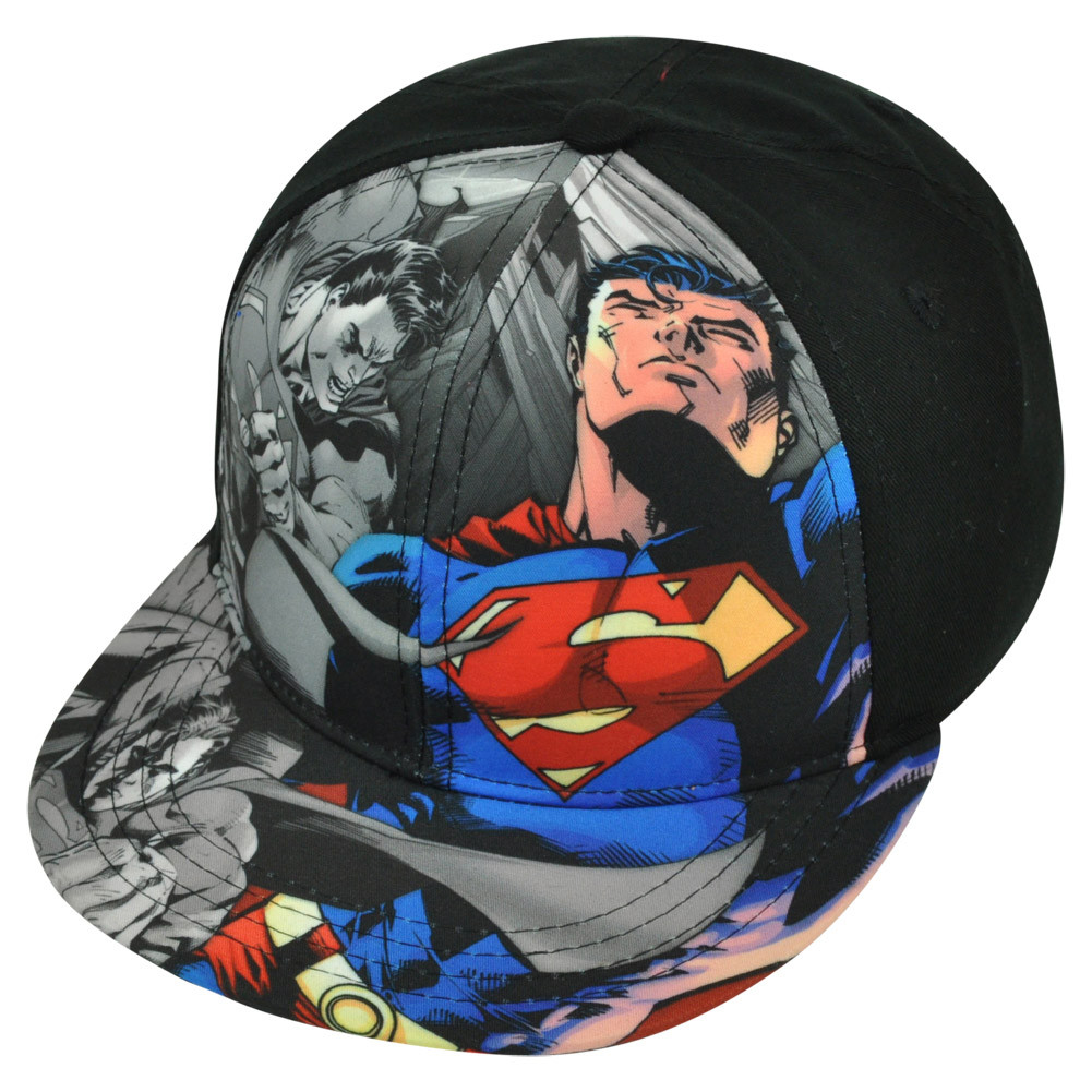 DC Comics Superman Man of Steel Hero Urban Sublimation Kids Snapback ...