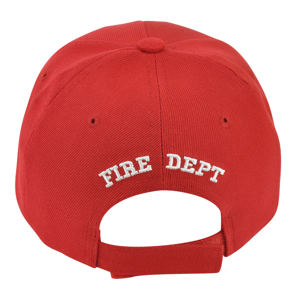 Fire Department Dept Firefighters First In Last Out Flames Red Velcro ...