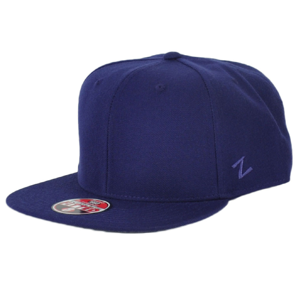 Zephyr Purple Fitted 6 3/4 Structured Blank Plain Solid Color Adult Hat ...