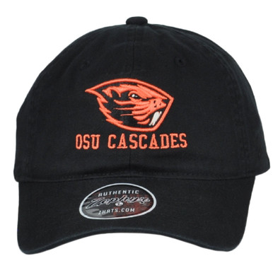 NCAA Zephyr Oregon State Beavers Black Relaxed Curved Bill Adjustable ...