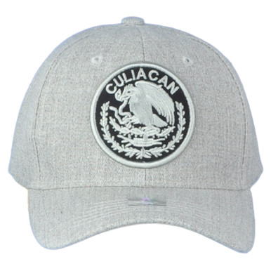 Culiacan Mexico City Shield Grey Adjustable Adults Curved Bill Gorra ...