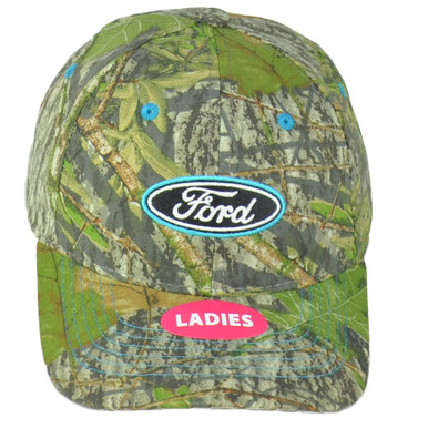 Ford Camouflage Green Camo Mossy Oak Adjustable Curved Bill Adults Hat ...
