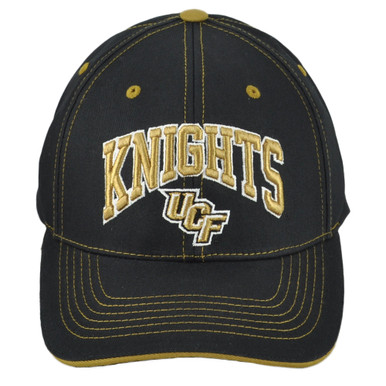 NCAA UCF Central Florida Knights Structured Black Adjustable Adults Men ...