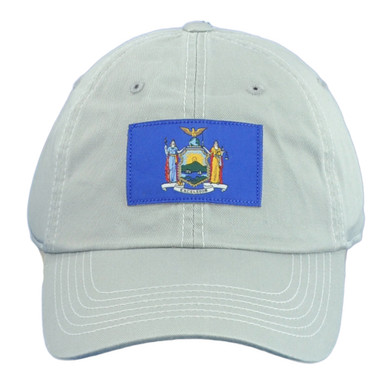 Captivating New York State Excelsior 1901 Flag Gray Adjustable Adults ...