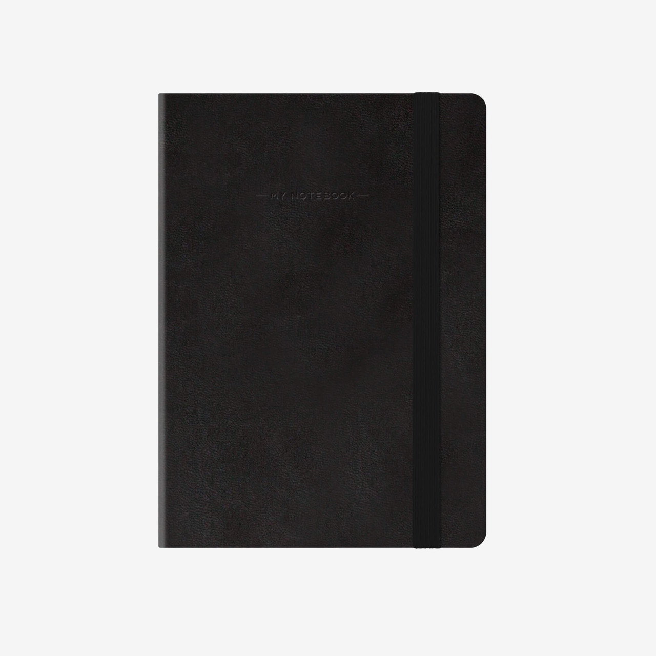 MY NOTEBOOK - SMALL- PLAIN - BLACK ONYX - Pen Paper Gift