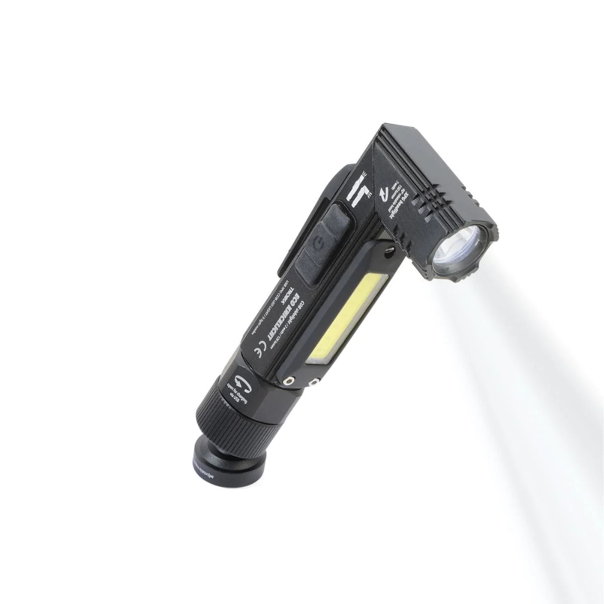 TROIKA ECO KNICKLICHT RECHARGEABLE LED LIGHT - BLACK