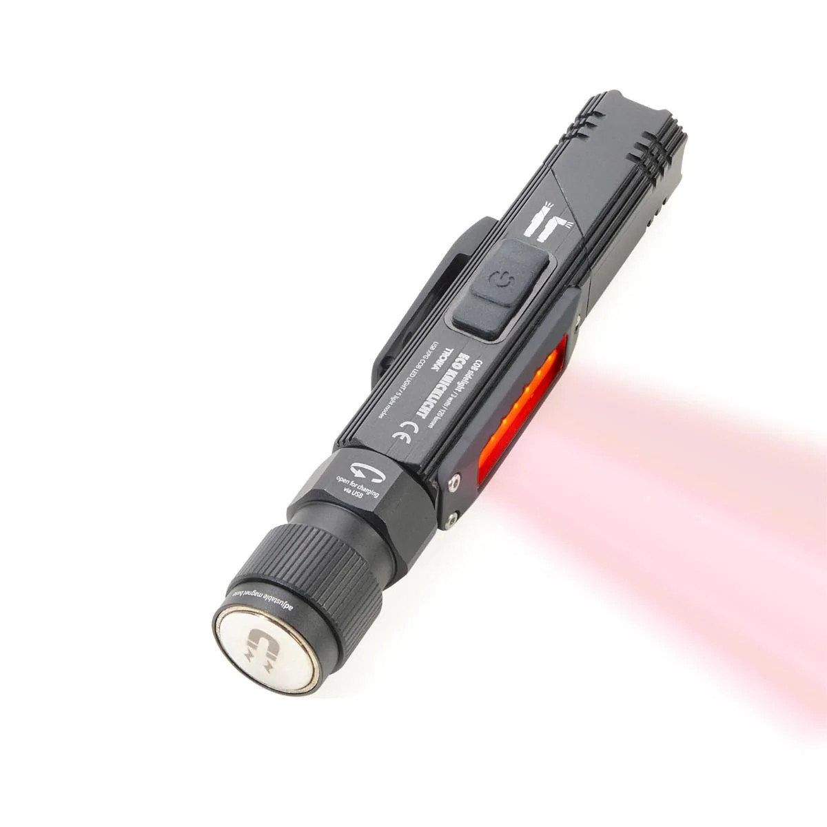 TROIKA ECO KNICKLICHT RECHARGEABLE LED LIGHT - BLACK