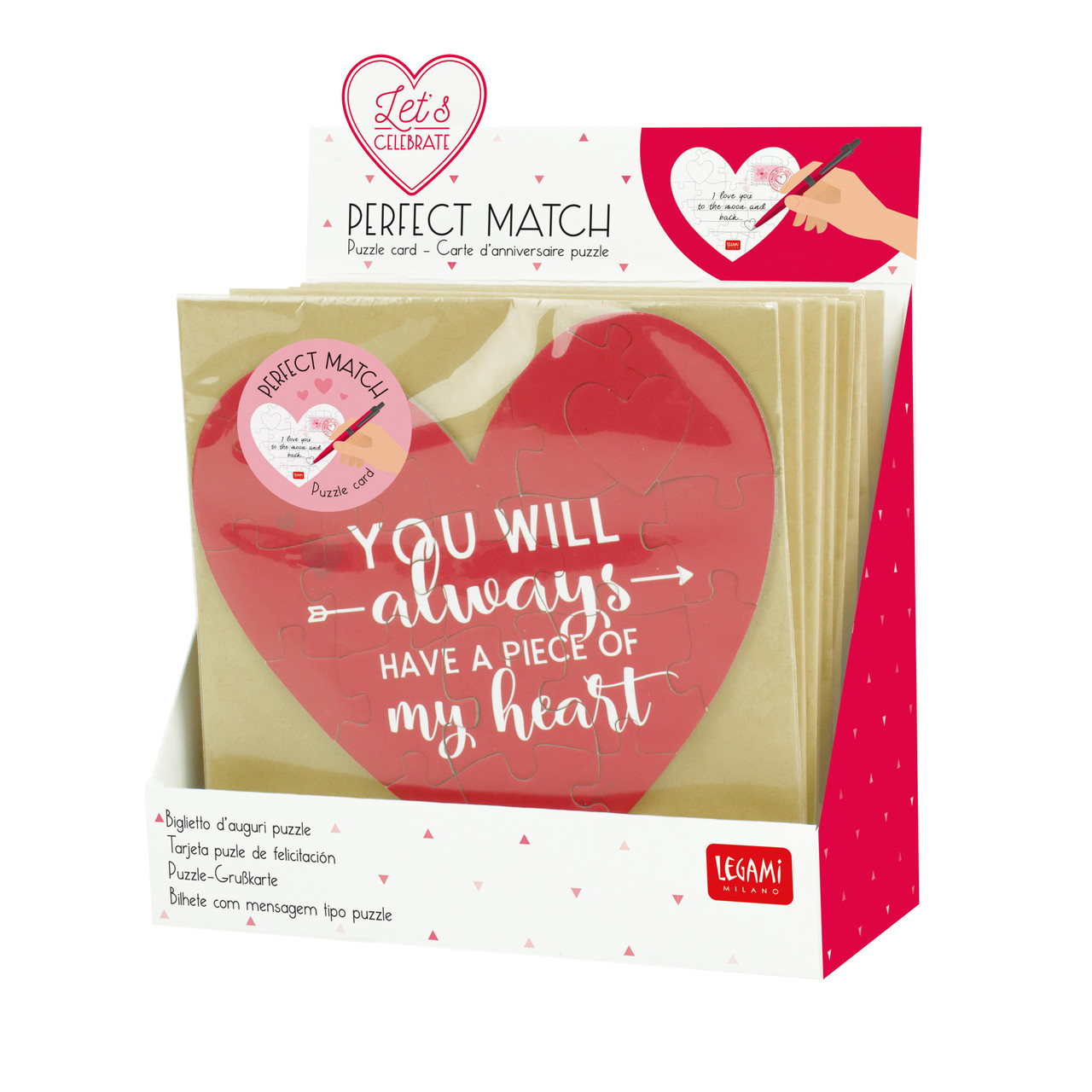 Perfect Match - Puzzle Card - Display of 12