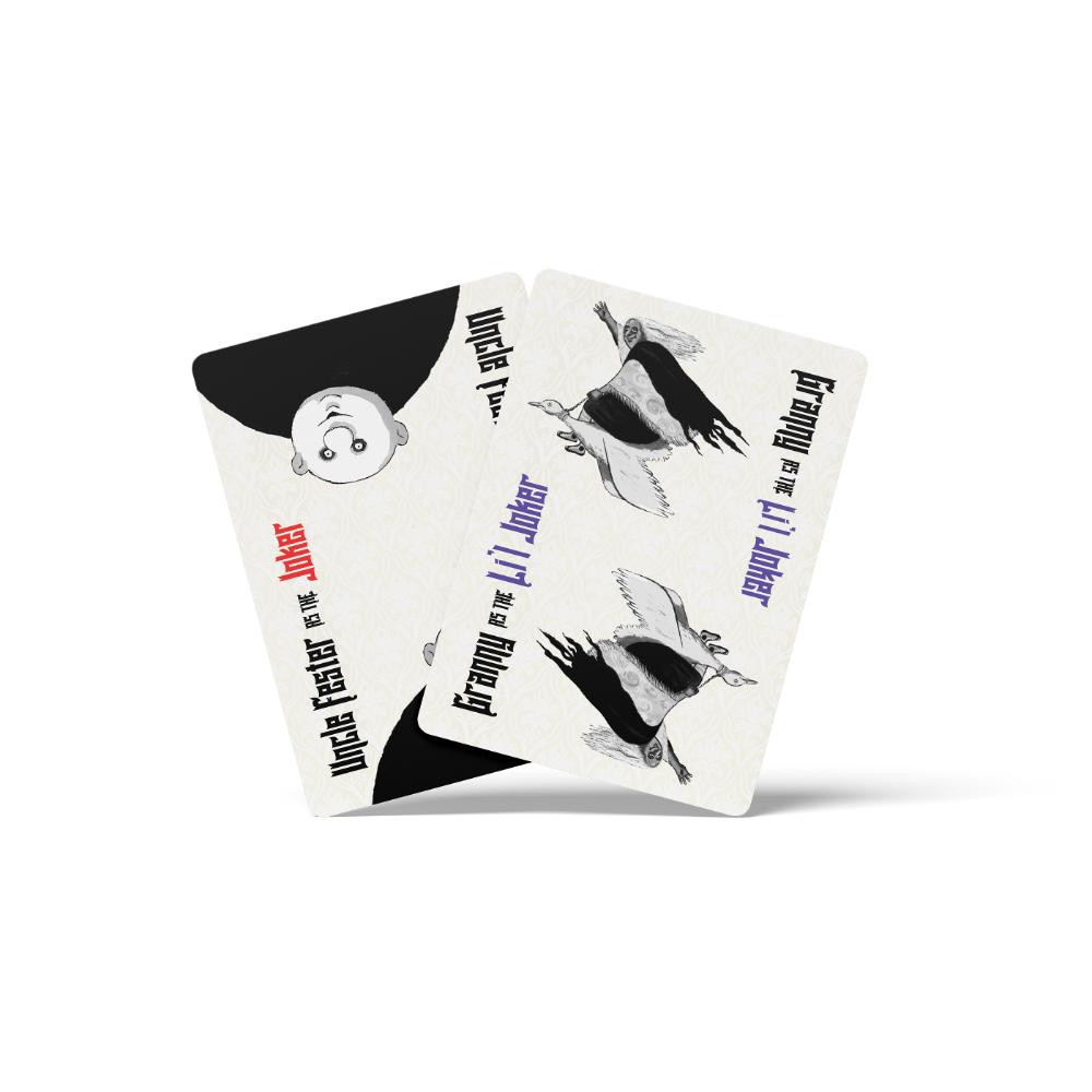 The Addams Family Playing Cards - Pen Paper Gift