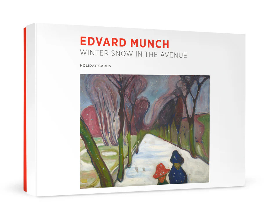 Edvard Munch: Winter Snow in the Avenue - Boxed Christmas Cards
