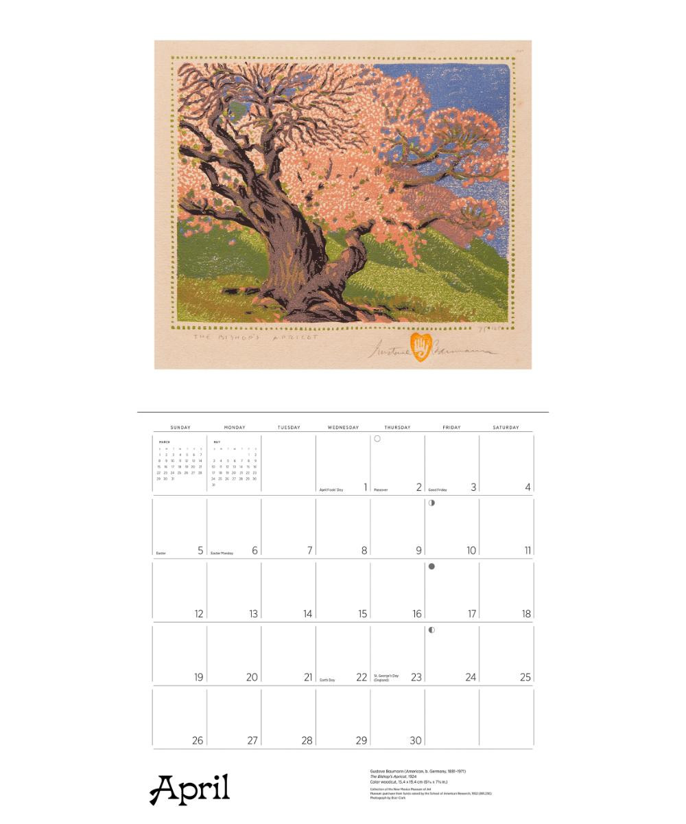 A Small, Untroubled World: The Art of Gustave Baumann - 2026 Wall Calendar