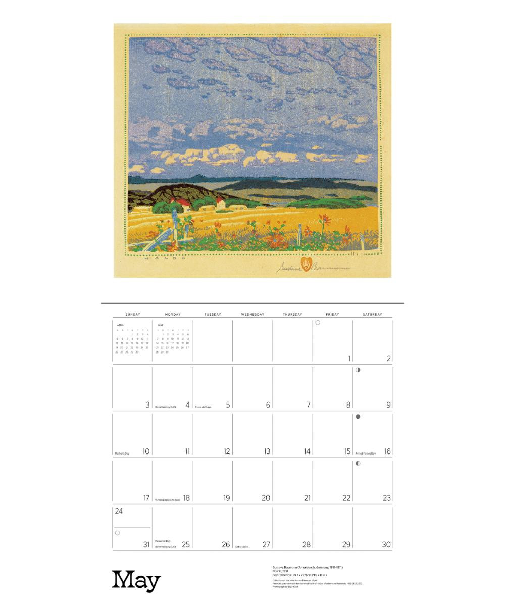 A Small, Untroubled World: The Art of Gustave Baumann - 2026 Wall Calendar