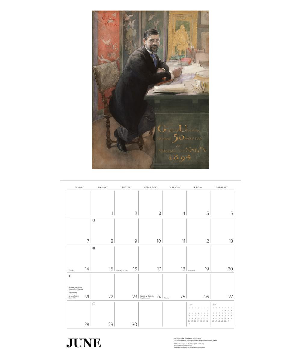 Carl Larsson - 2026 Wall Calendar