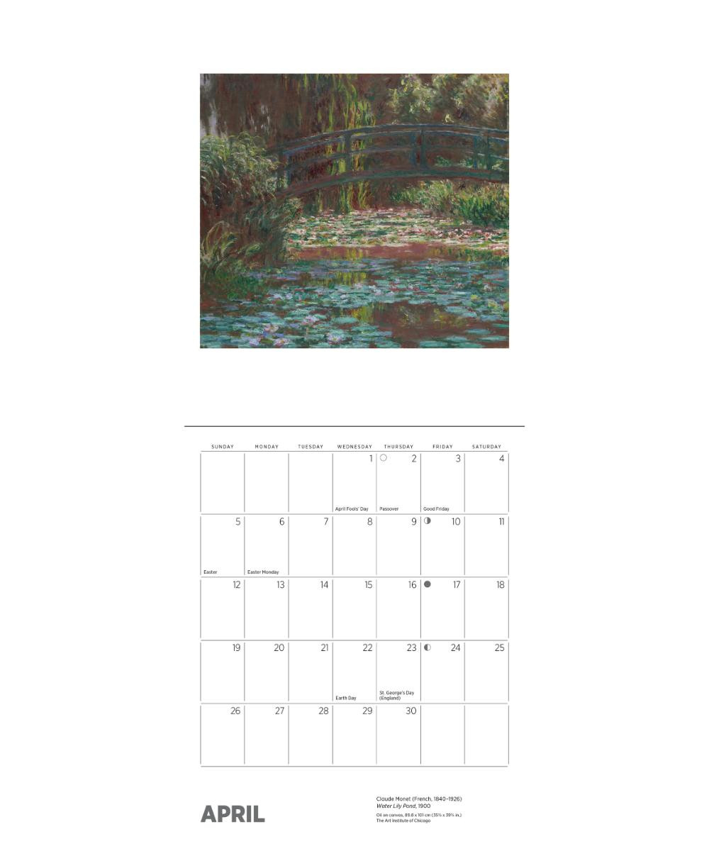 Claude Monet - 2026 Mini Wall Calendar