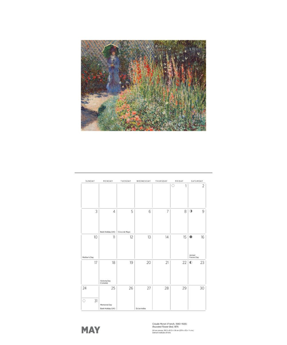 Claude Monet - 2026 Mini Wall Calendar