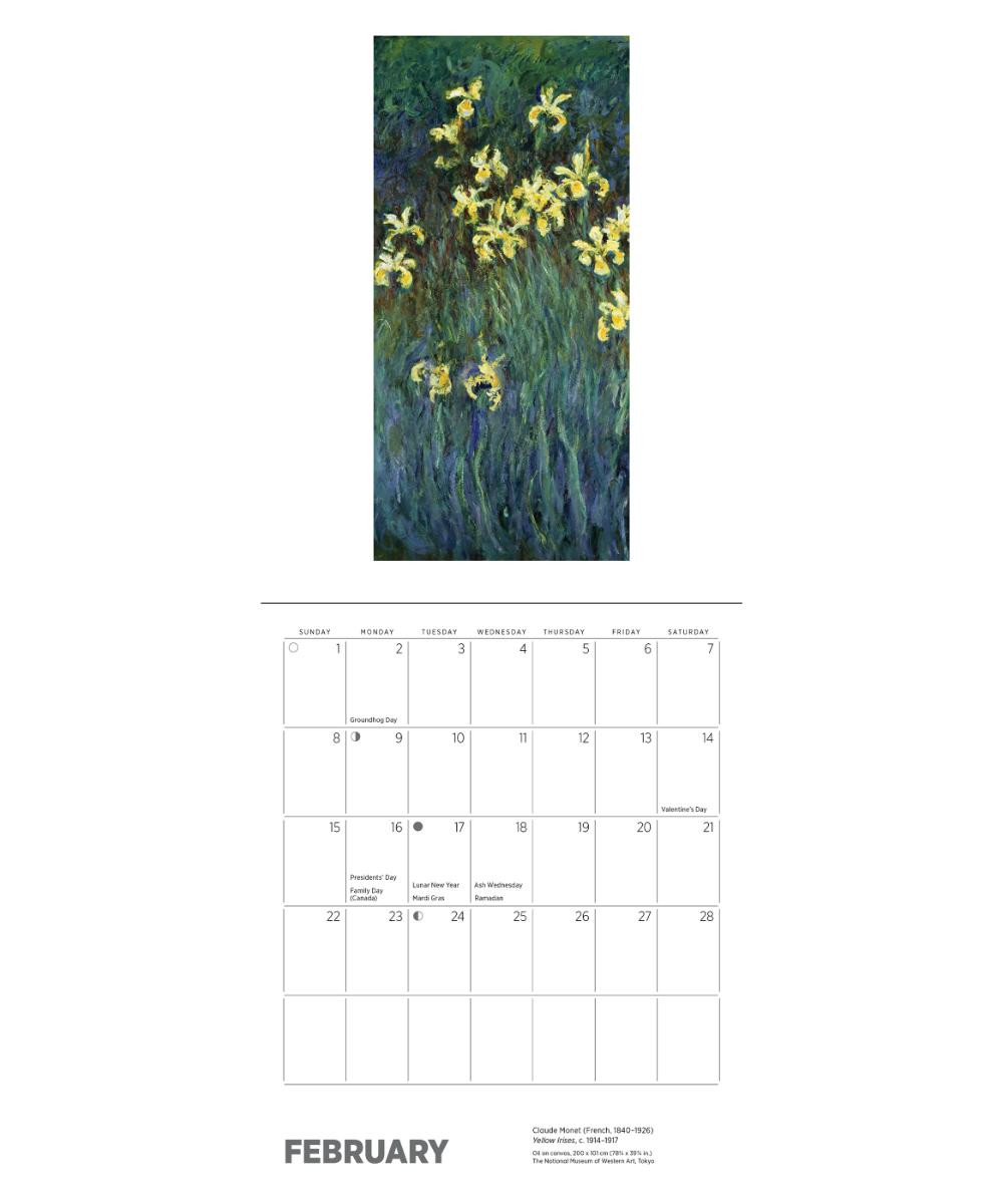 Claude Monet - 2026 Mini Wall Calendar