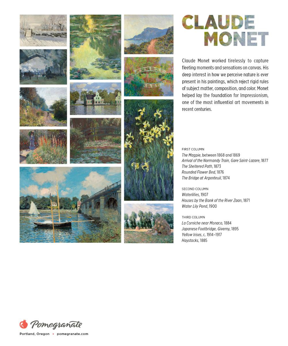 Claude Monet - 2026 Mini Wall Calendar