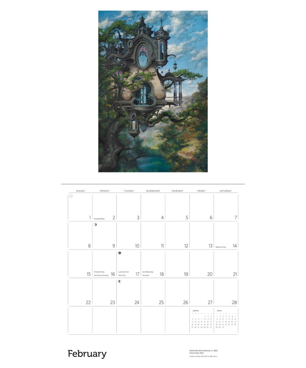 The Art of Daniel Merriam - 2026 Wall Calendar