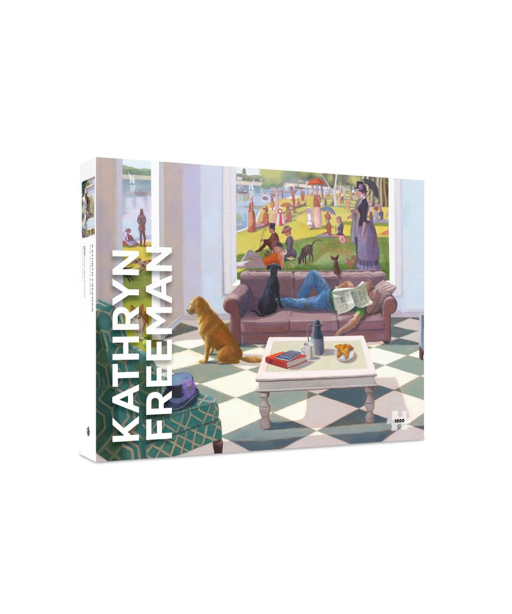Kathryn Freeman: The Sunday Paper 1000-Piece Jigsaw Puzzle - Pen Paper Gift