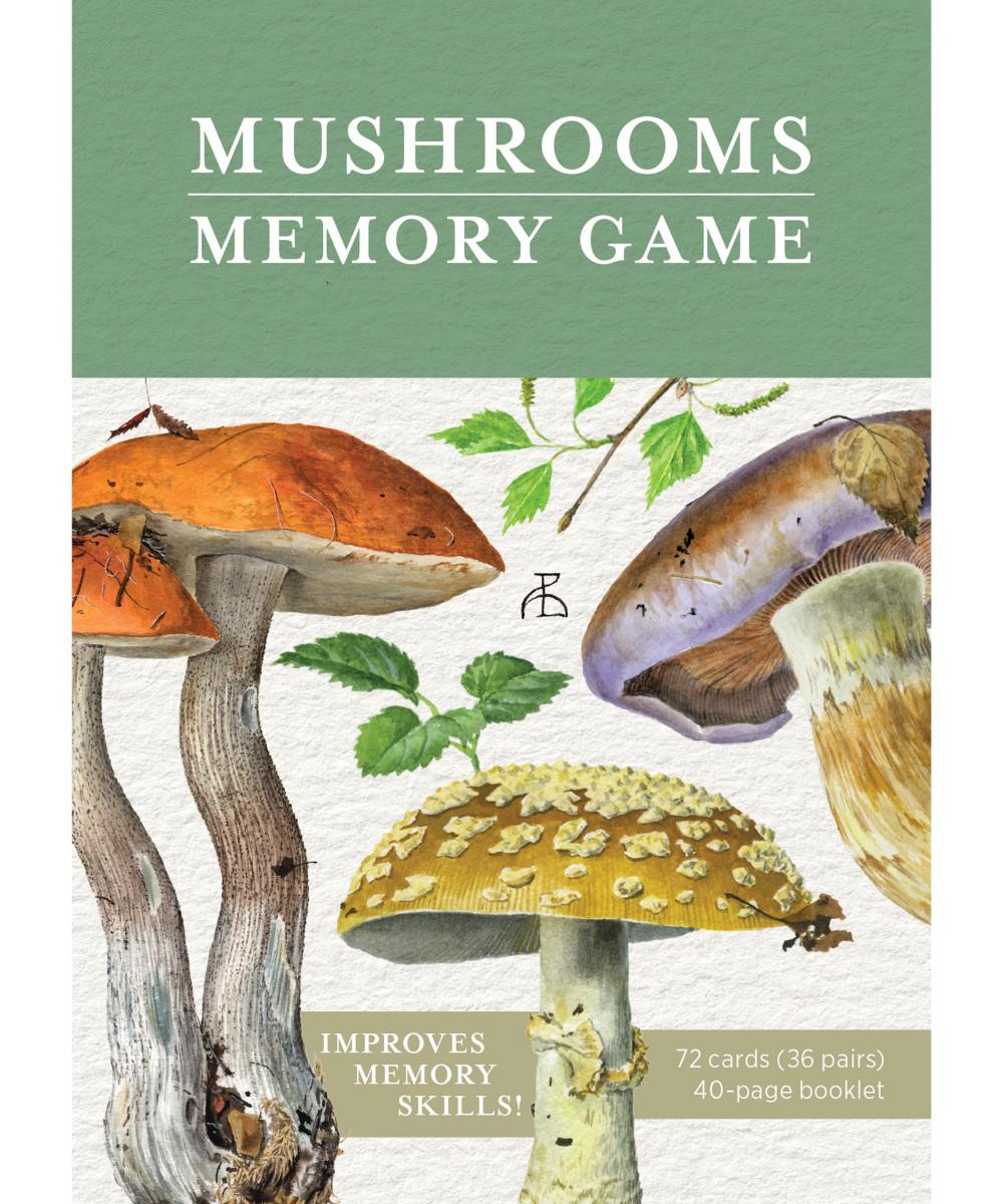 Mushrooms: Alexander Viazmensky Memory Game - Pen Paper Gift