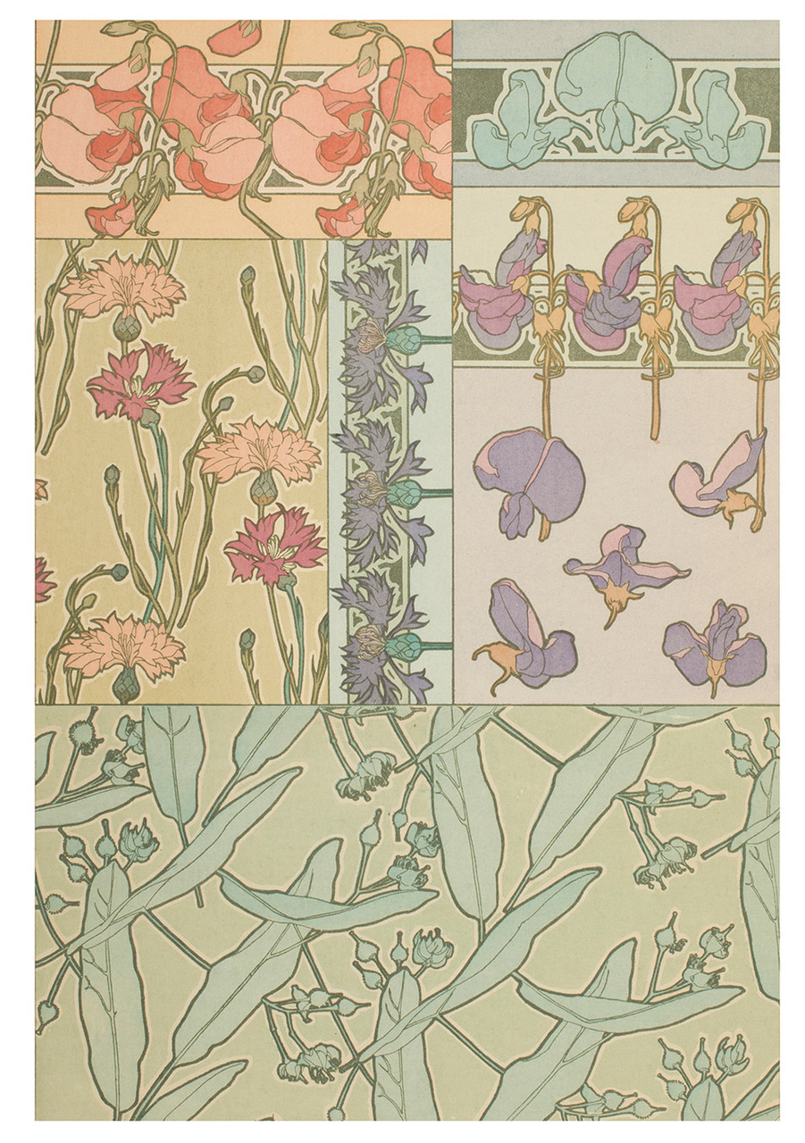 Alphonse Mucha: Decorative Designs Boxed Notecards - Pen Paper Gift