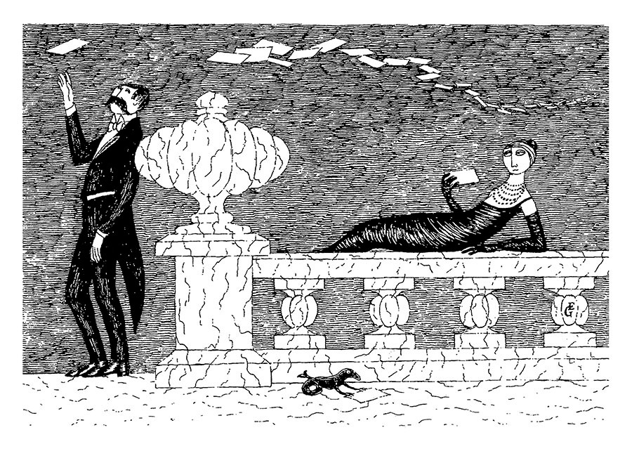 Edward Gorey: Mysterious Messages, Cryptic Cards, Coded Conundrums ...