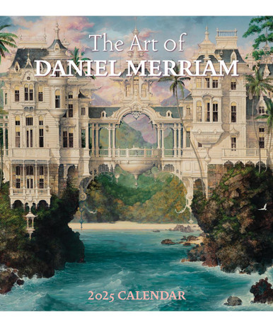 The Art of Daniel Merriam 2025 Wall Calendar - Pen Paper Gift