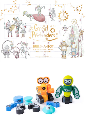 Build a Bot Holiday Advent Calendar Set (24 pcs) - Pen Paper Gift
