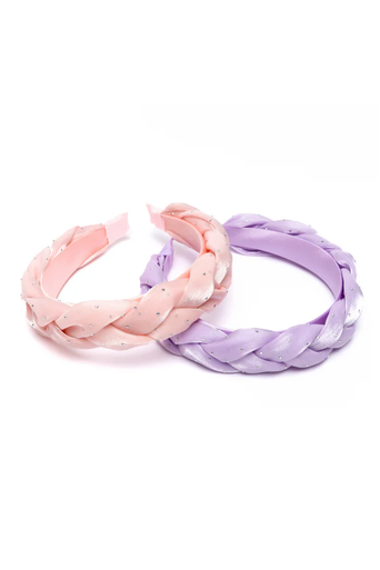 Plush Braid Headband, 2 styles assorted - Pen Paper Gift