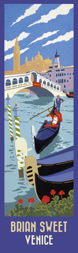 Venice Bookmark - Pack of 6 - Pen Paper Gift