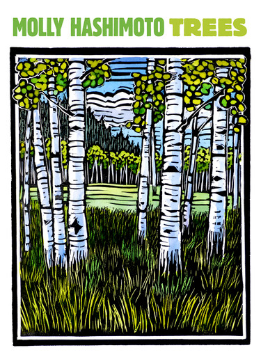 Molly Hashimoto: Trees Boxed Notecard Assortment - Pen Paper Gift