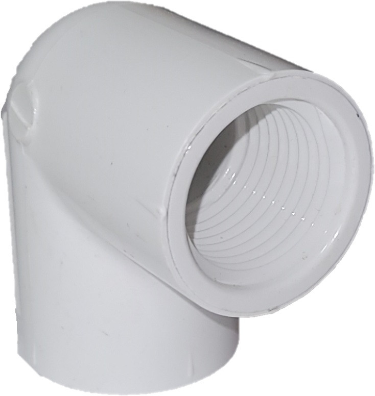 1/2" 90 Degree Elbow FPT X FPT Schedule 40 PVC - No. 035538 - Whitehead Industrial Hardware