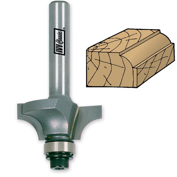 1/2" Beading Router Bit - No. 10886 - Whitehead Industrial Hardware