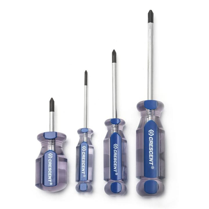4 Pc. Phillips® Acetate Screwdriver Set - No. CP4PCSET - Whitehead ...