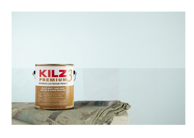 Premium White Flat Water-Based Stain Blocking Primer 1 qt - No. 13002 ...