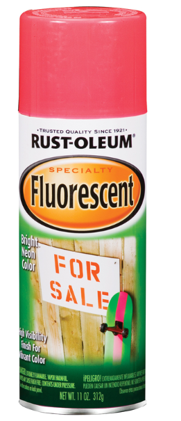 Rust-Oleum Specialty Fluorescent Pink Spray Paint 11 oz - No. 1959830 ...
