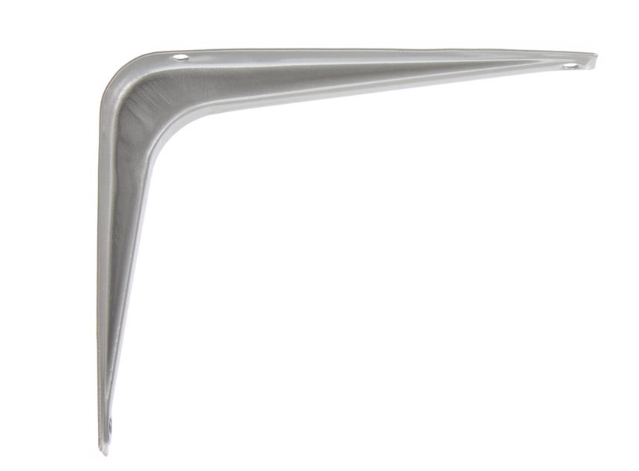 Hampton Gray Steel Shelf Bracket 18 Ga. 6in 100lb - No. 01-7520-307 ...