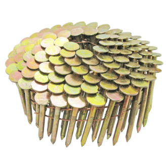 1-1/4 in. L X 11 Ga. Angled Coil Electro Galvanized Roofing Nails 15 ...