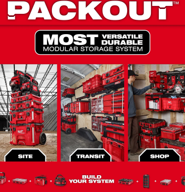 PACKOUT™ Tool Box M18™ Battery Rack Attachment - No. 48-22-8603 ...