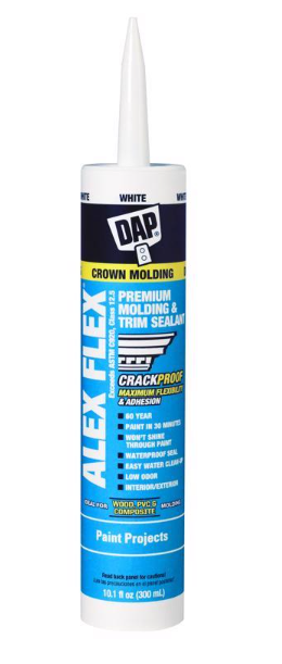 Alex Flex White Acrylic Latex Interior Molding and Trim Sealant 10.1 oz ...