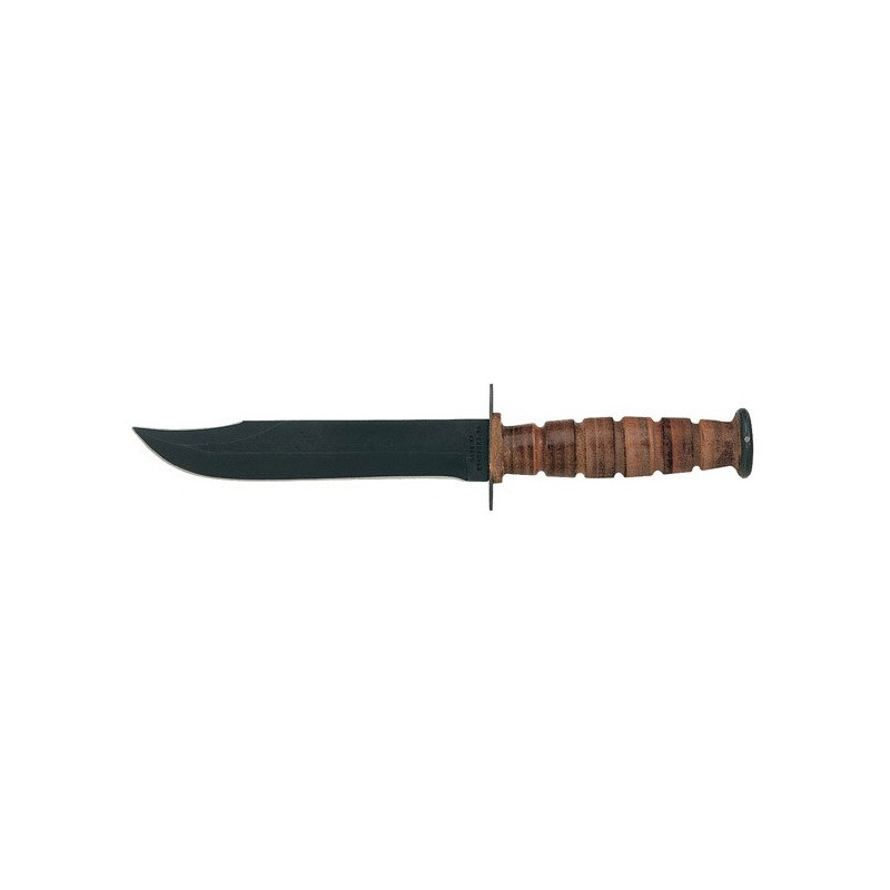 Knife, USMC Presentation or Bowie with Leather Sheath - No. 334 ...