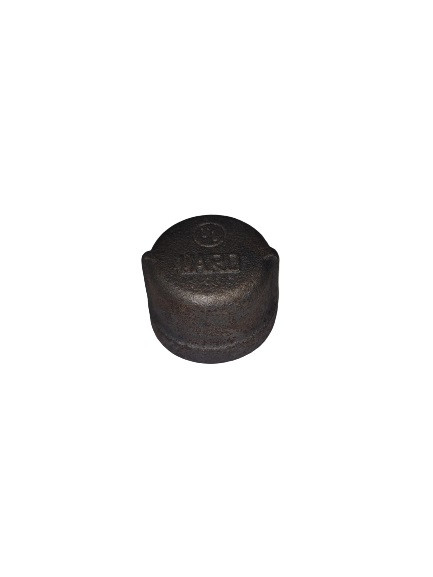 Black Malleable Iron Cap, Class 150, Multiple Sizes - Whitehead ...