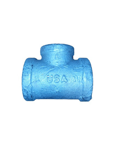 Galvanized Malleable Iron Reducing Tee, Class 150, Multiple Sizes ...
