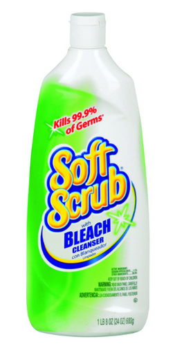 Soft Scrub Liquid Cleanser With Bleach, White, 24 oz - No. 01602 ...