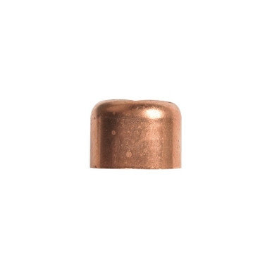 1/2" Wrot Copper Tube Cap - No. 30626 - Whitehead Industrial Hardware
