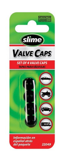 Slime Tire Valve Stem Caps, Plastic, 4/PK - No. 22049 - Whitehead ...