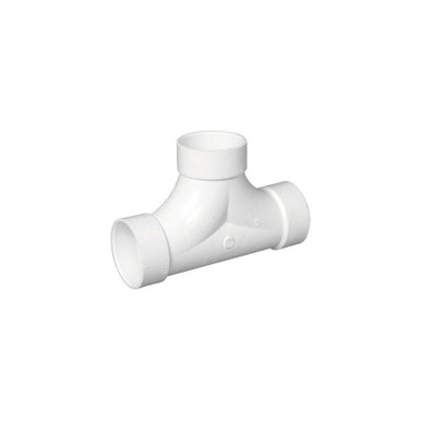4" X 4" X 4" PVC/DWV 2 Way Cleanout Tee - No. PVC004480800HA ...