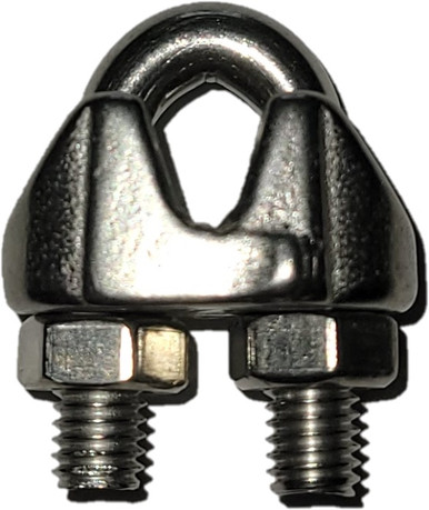 Stainless Steel Wire Rope Clip, Multiple Sizes - Whitehead Industrial ...