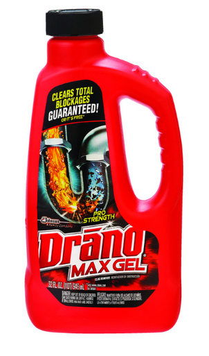 Drain Clog Remover Gel, 32 oz Brand Drano Max Gel - No. 117 - Whitehead ...